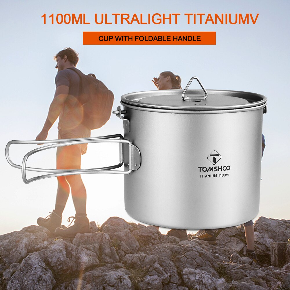 Tomshoo 1100ml titangryta titan vattenmugg kopp me... – Grandado
