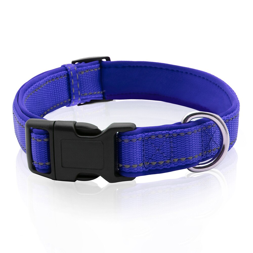 Reflective puppy Large Dog Collar Nylon big Dog Co... – Vicedeal