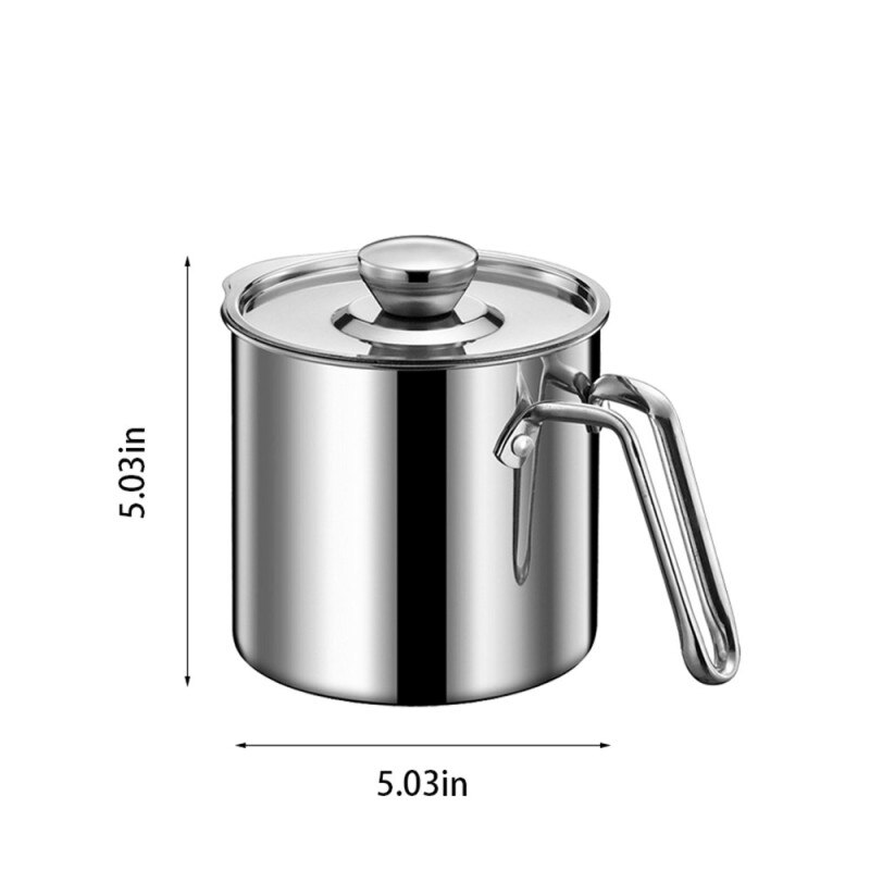 304 Stainless Steel Lard Tank Oil Filter Pot Large... – Vicedeal