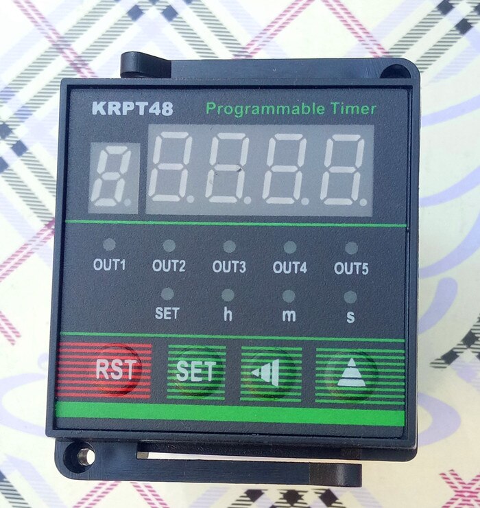 Programmerbart multi-kanal tidsrelæ , 5- -vejs gen... – Grandado