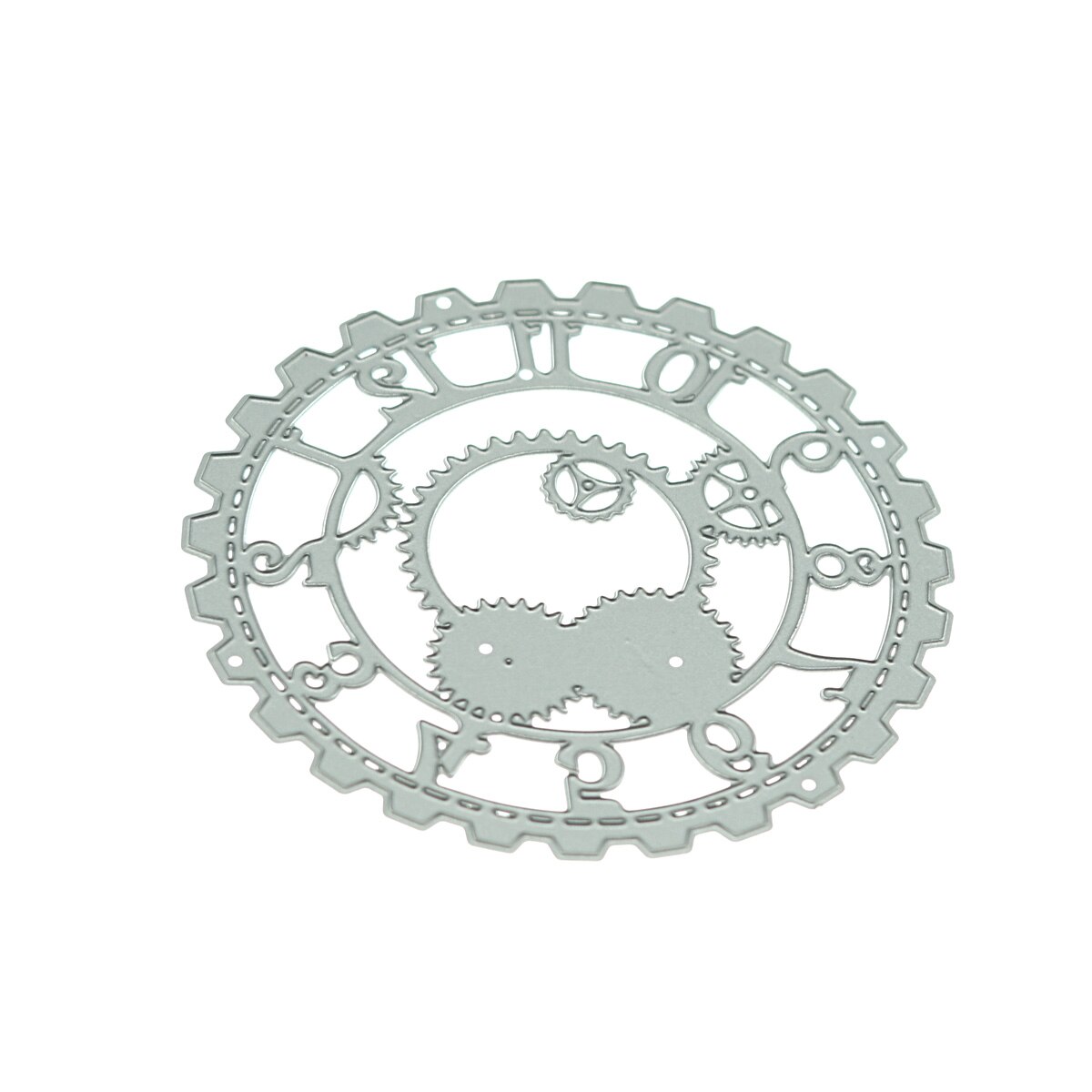 Steampunk Gear Clock Face Pattern Metal Cutting Di... – Vicedeal