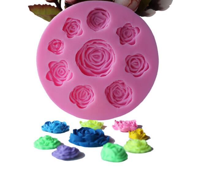 5 stks Rose Bloem Instant Fondant Siliconen Taart ... – Vicedeal
