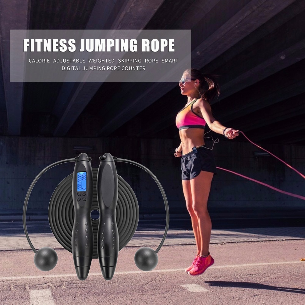 Digital Counting Jump Rope with Calories Counter T... – Grandado