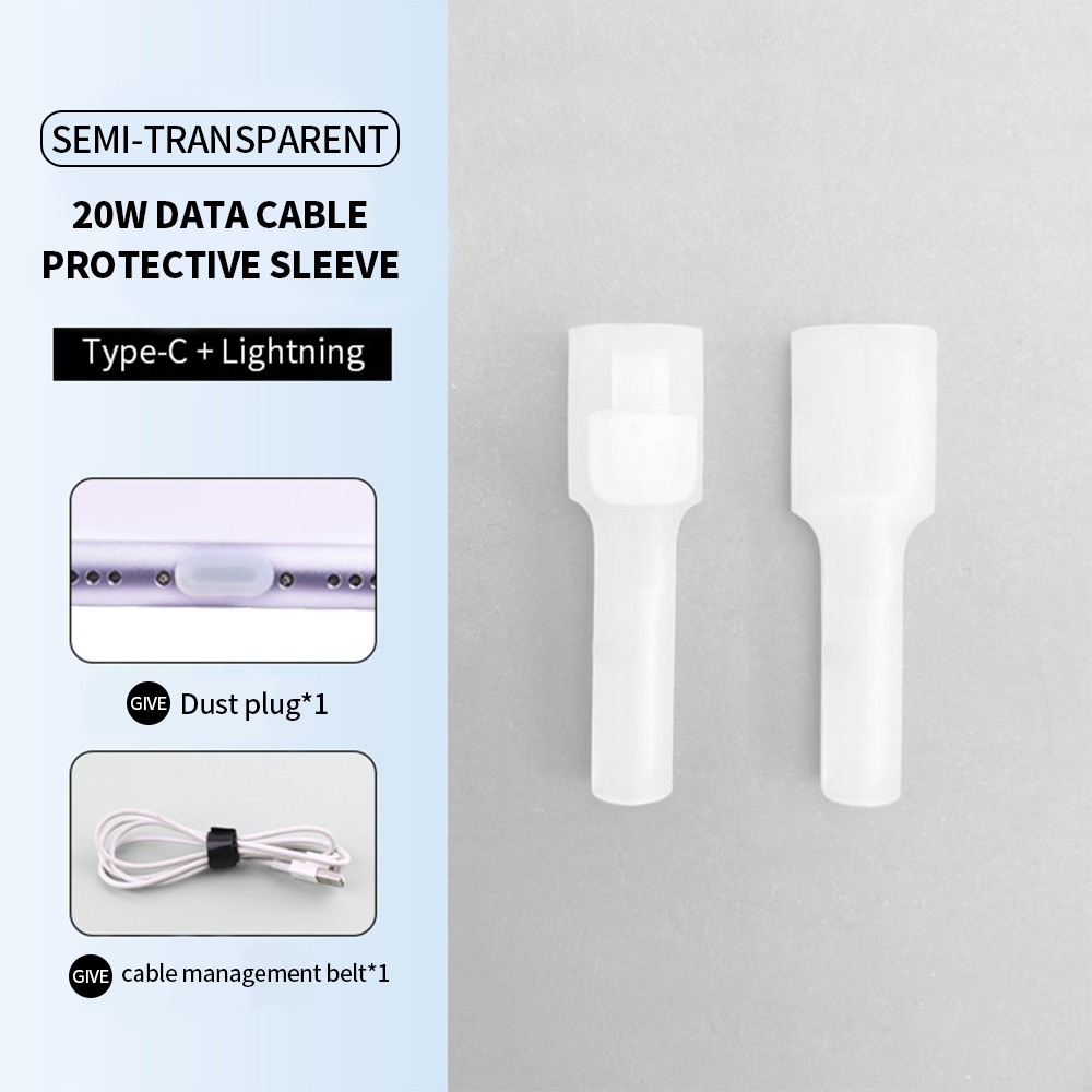 Siliconen Charger Cable Protector Voor Apple Light... – Vicedeal