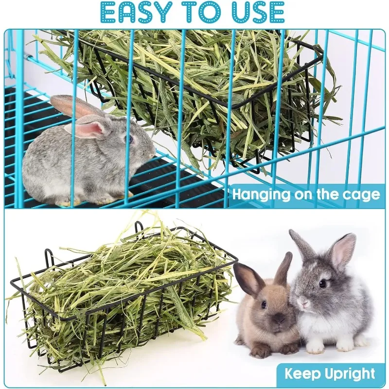 1Pcs Rabbit Hay Feeder Heavy Duty Metal Rabbit Hay... – Grandado