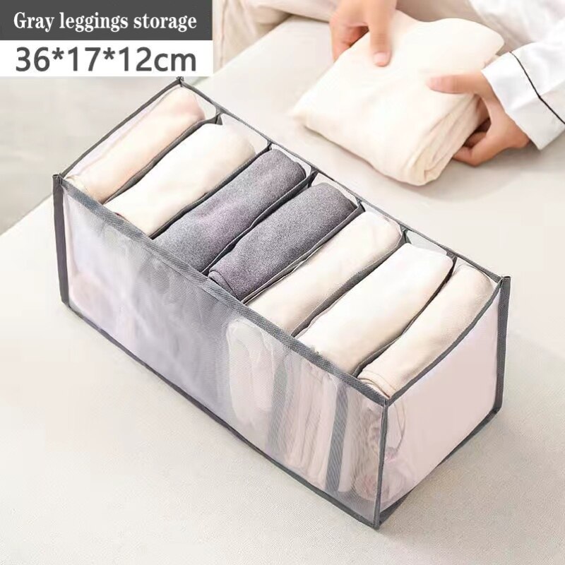 underwear organizer Closet grid clothes storage bo... – Vicedeal