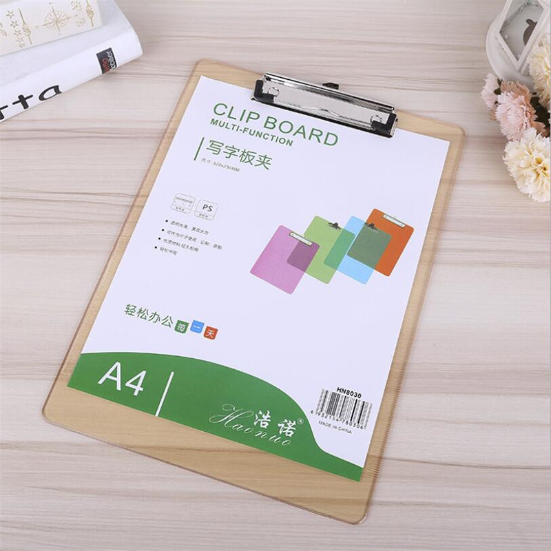 1pc A4 Solid Paperwork File Folder Transparent Doc... – Grandado