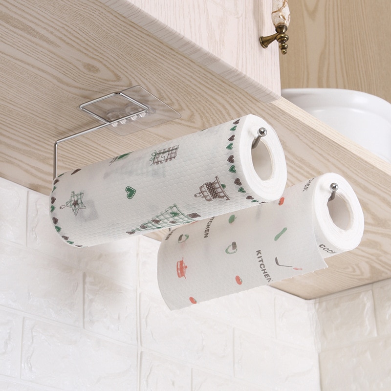 Toiletrolhouder Staal Wandmontage Keuken Papierrol... – Grandado