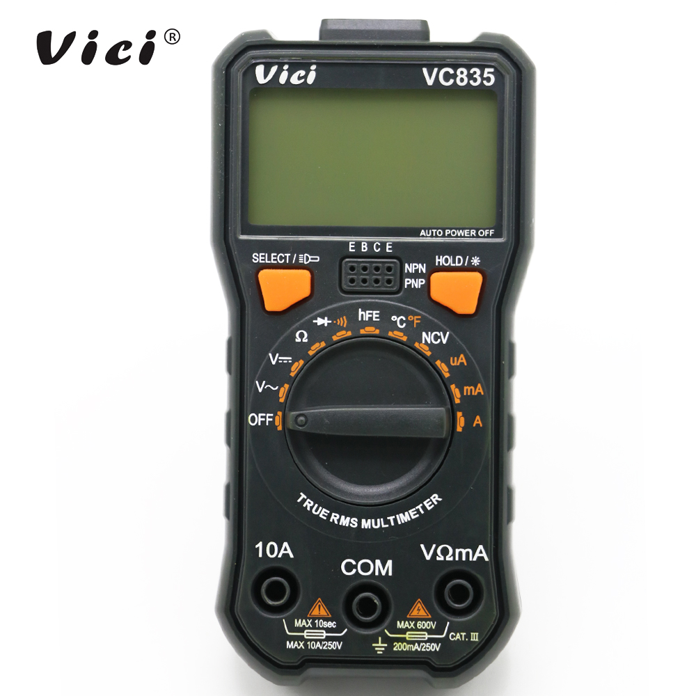Vici VC835 True RMS 3 1/2 Auto Range Multifunction... – Vicedeal