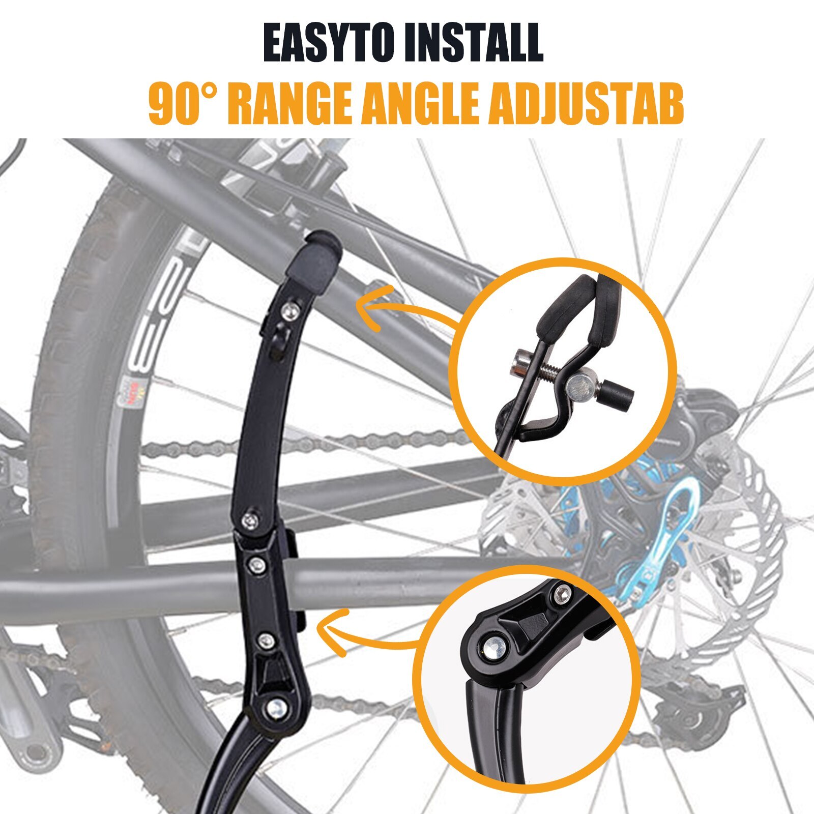 Verstelbare Fiets Stand Aluminium Fiets Stand Kick... – Vicedeal