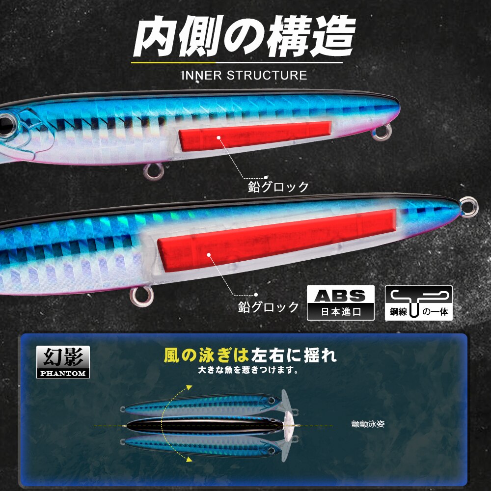 D1 Rocket Bait Sinking Fishing Long Casting Minnow... – Vicedeal