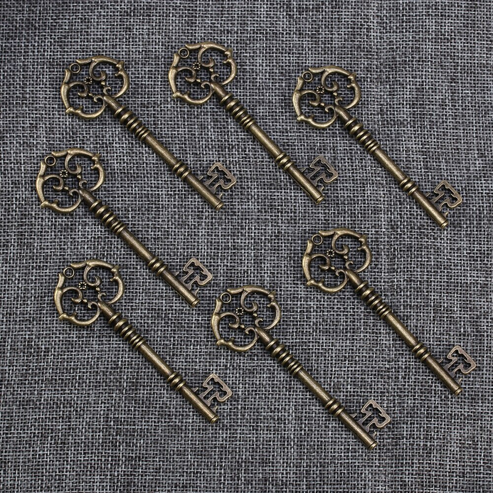 20pcs Mixed Antique Bronze Finish Skeleton Keys Ru... – Vicedeal