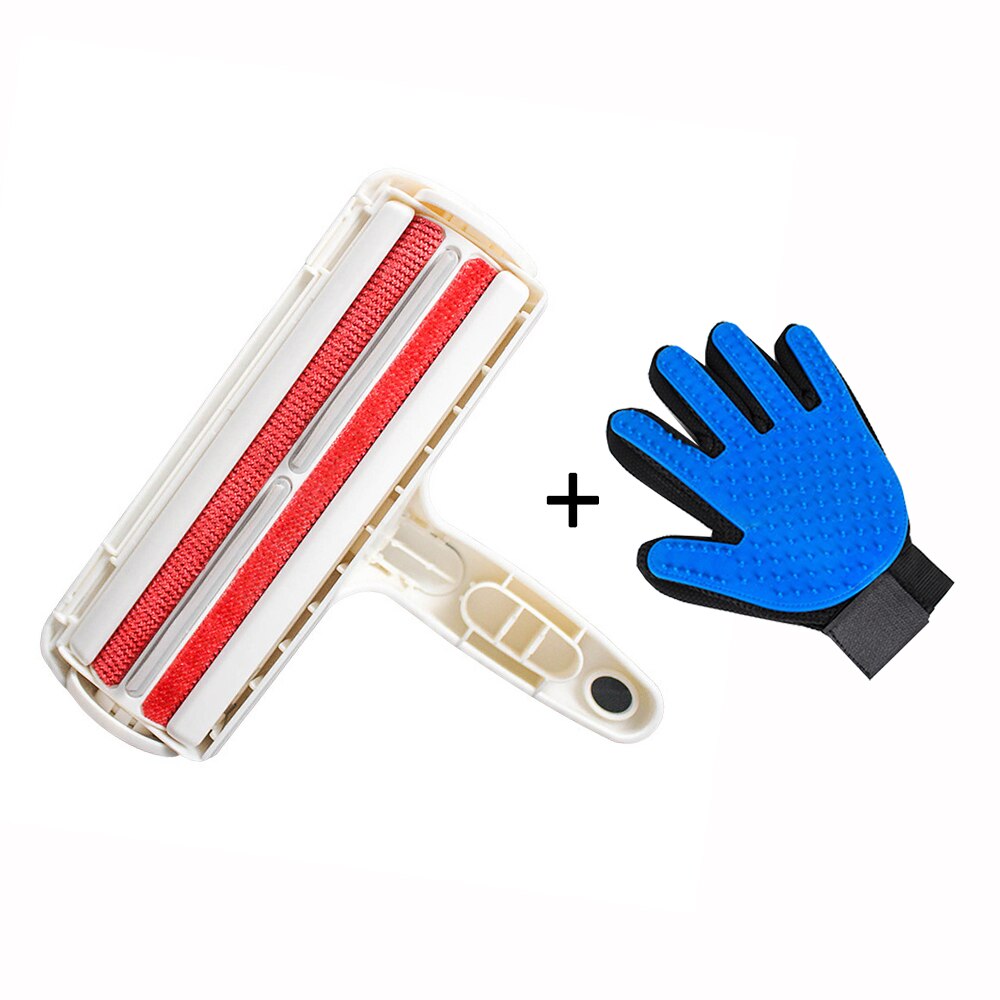 Pet Grooming Glove 2-Way Pet Hair Remover Roller K... – Vicedeal