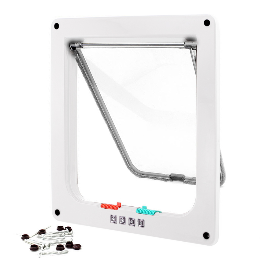 Pet Dog Cat Flap Window Anti Escape Safety Gate Do... – Vicedeal