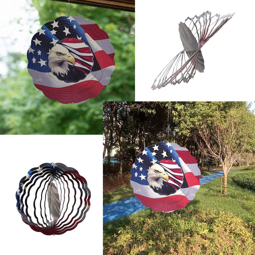 Garden 3D Craft Ornament Wind Spinner Hanging Kine... – Grandado