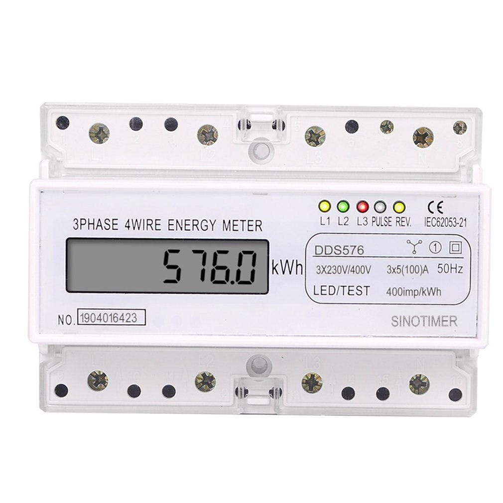 SINOTIMER DDS576 Three Phase 4 Wire 7P LCD Digital... – Vicedeal