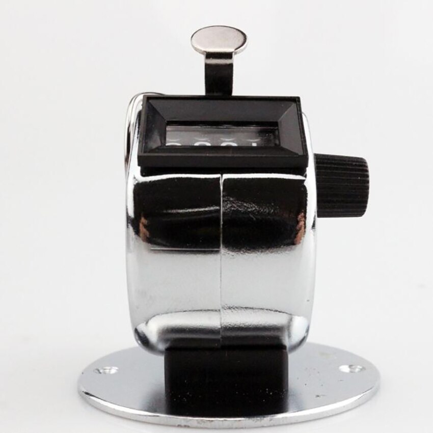 Desktop Hand Counter with Metal Base 4 Digit 0-999... – Grandado