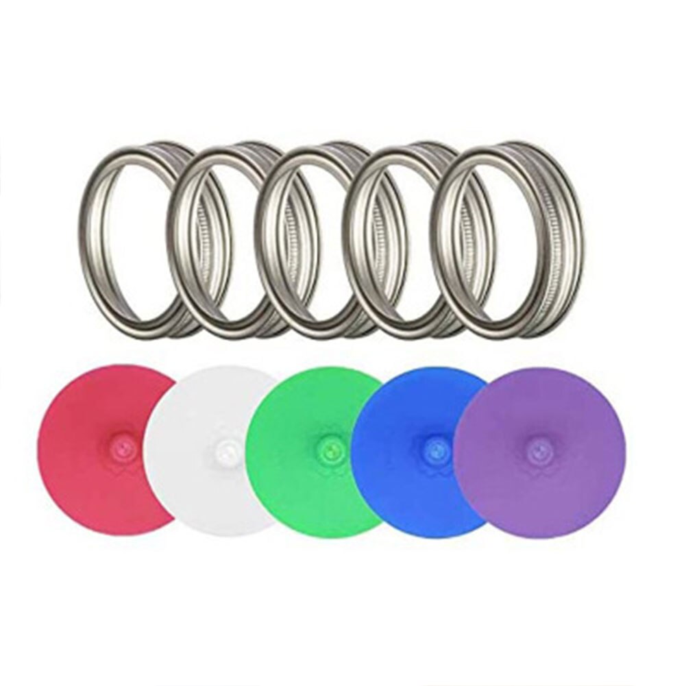 5Pcs Waterless Airlock Fermentation Lids Silicone ... – Grandado
