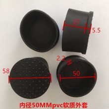 Furniture Accessories 50mm Tube PVC Soft PVC round... – Grandado