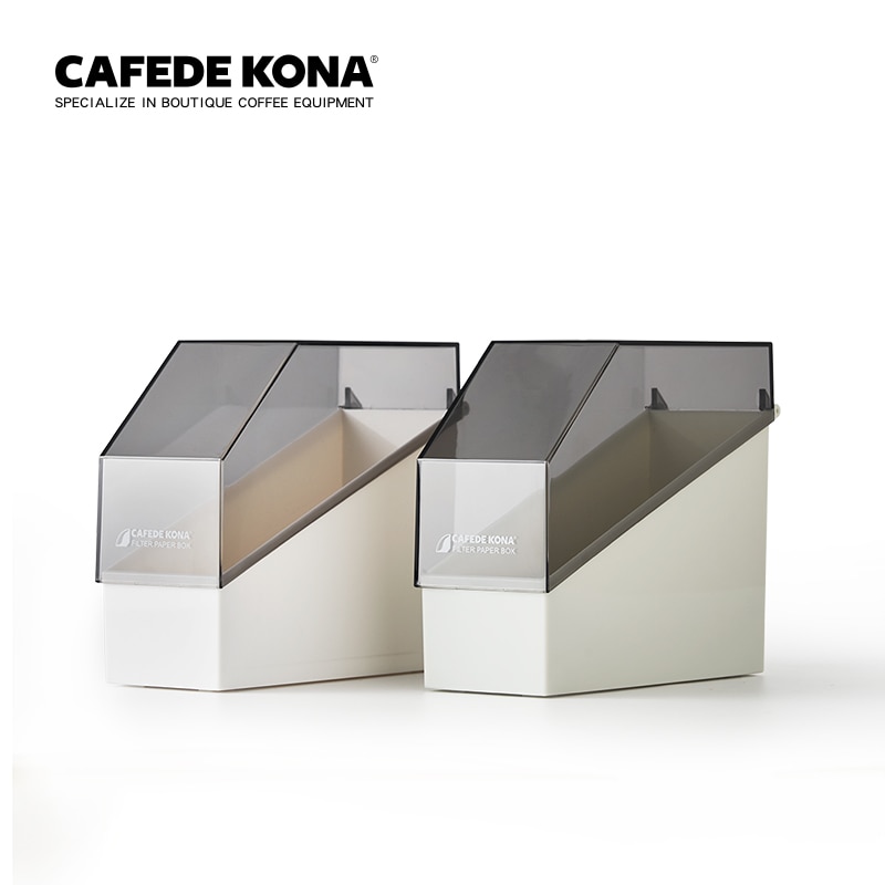 CAFEDEKONA coffee Paper Filter Holder storage box ... – Vicedeal