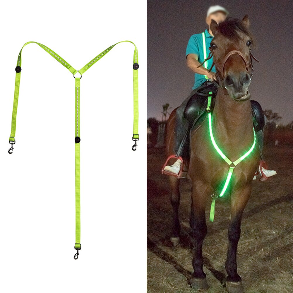 Racing Cool Riding Equipment LED Horse Harness Nyl... – Grandado