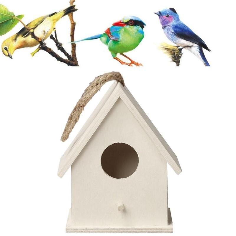 Wooden Lanyard Bird House Home Gardening Bird'... – Grandado