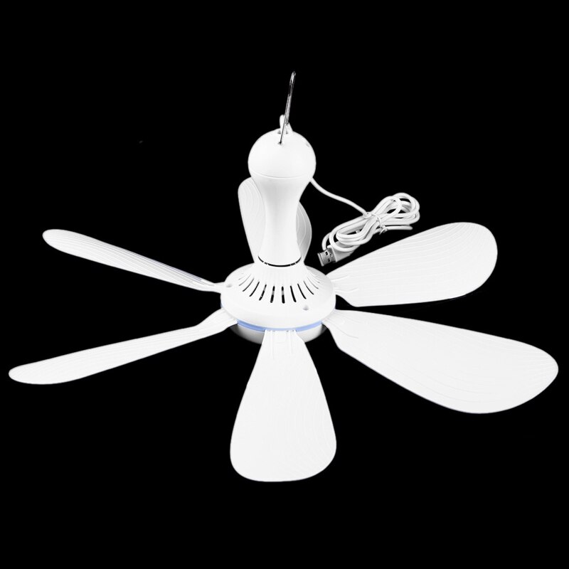 6 Leaves USB Ceiling Canopy Fan Remote Control Tim... – Vicedeal