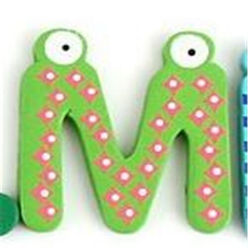 A to Z 26 Letter Fridge Magnet Souvenir letter M – Grandado
