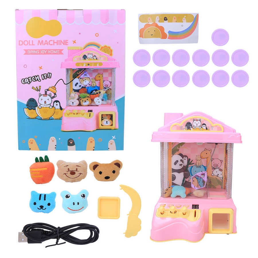 Electric Mini Doll Grabber Game Machine Pretend-Pl... – Grandado