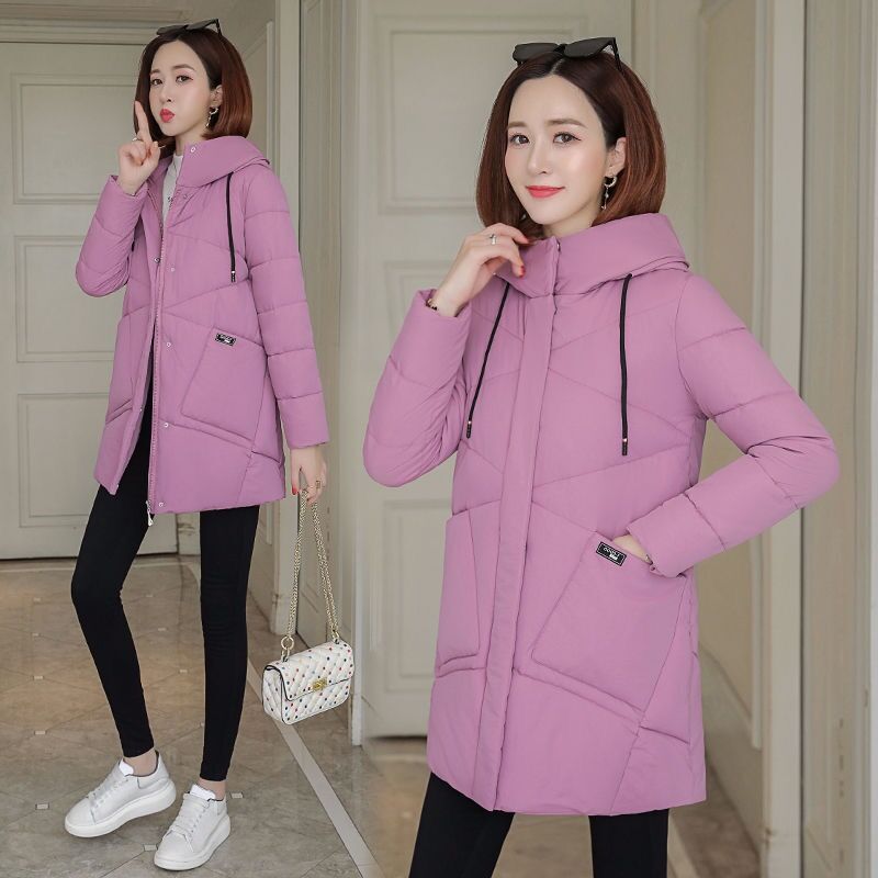 women winter hooded warm coat cotton padded jacket... – Grandado
