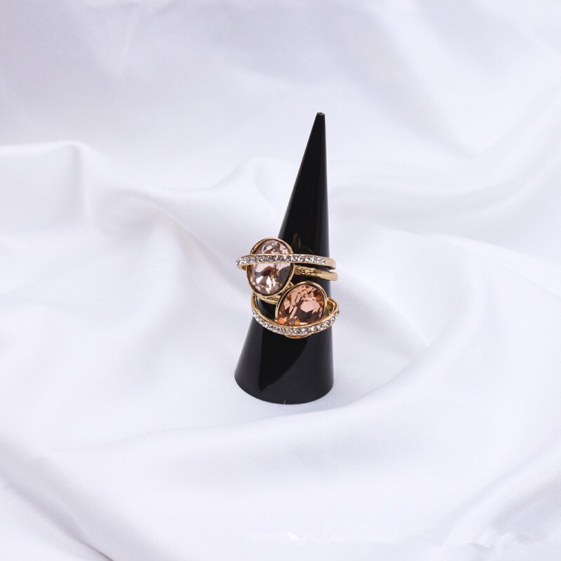Jewelry display stand, ring stand, wooden marble c... – Vicedeal
