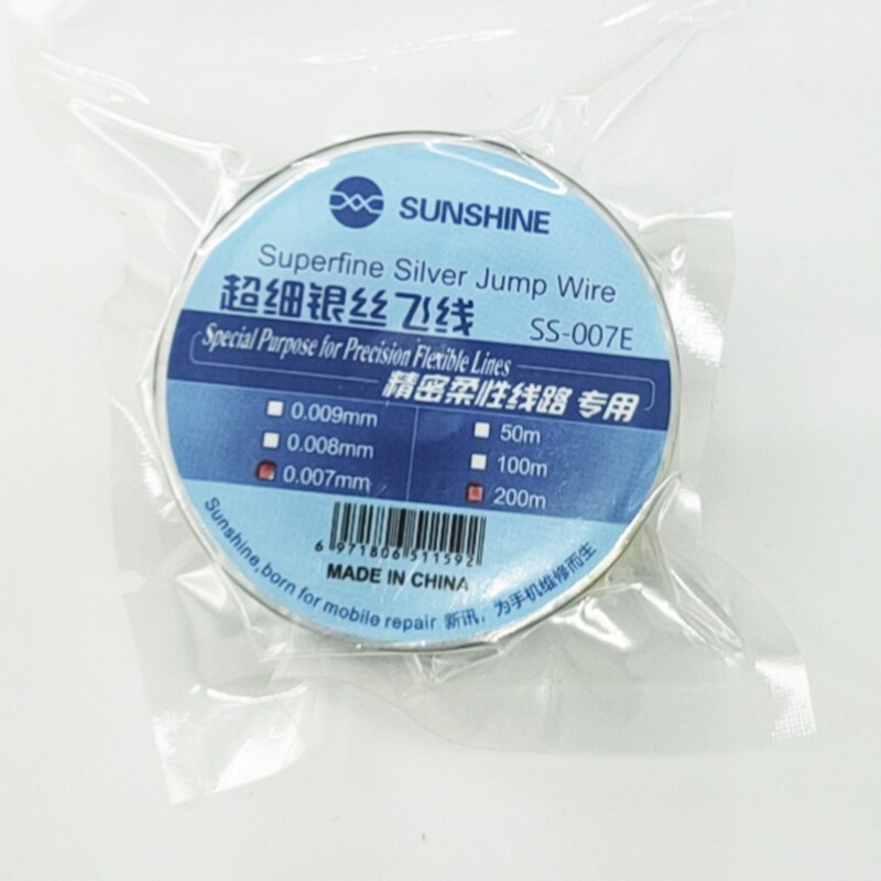 Ultra-fine silver wire fly line SUNSHINE SS-007E l... – Vicedeal
