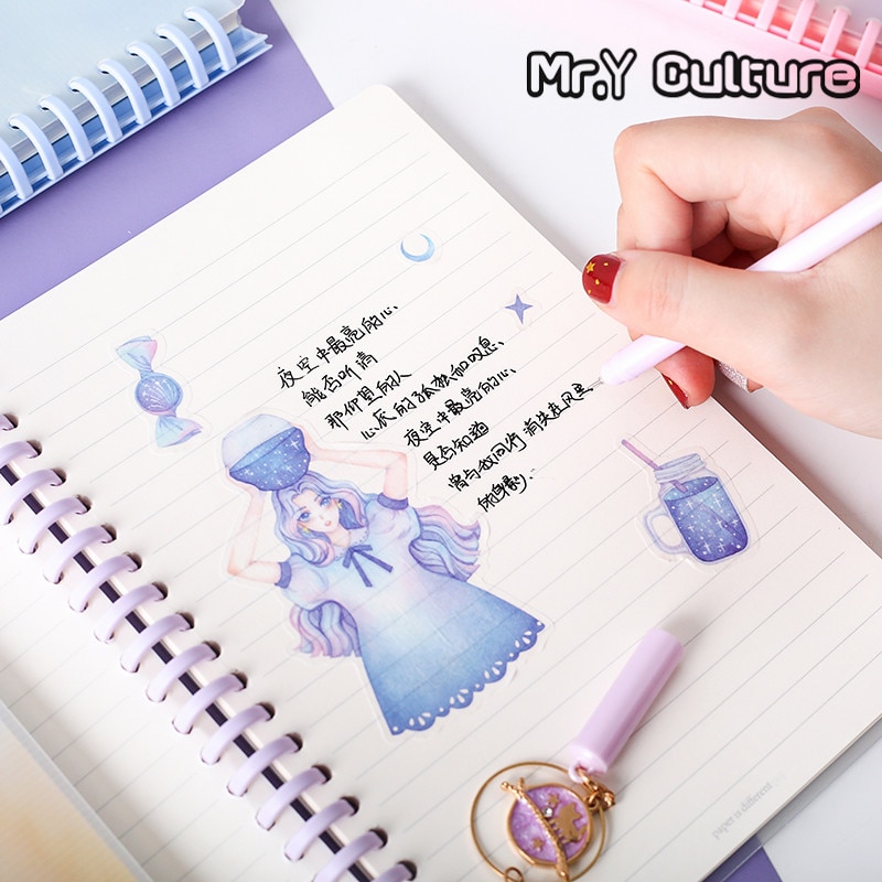 Notepad Cute Star Removable Loose-leaf Coil Pad-in... – Grandado