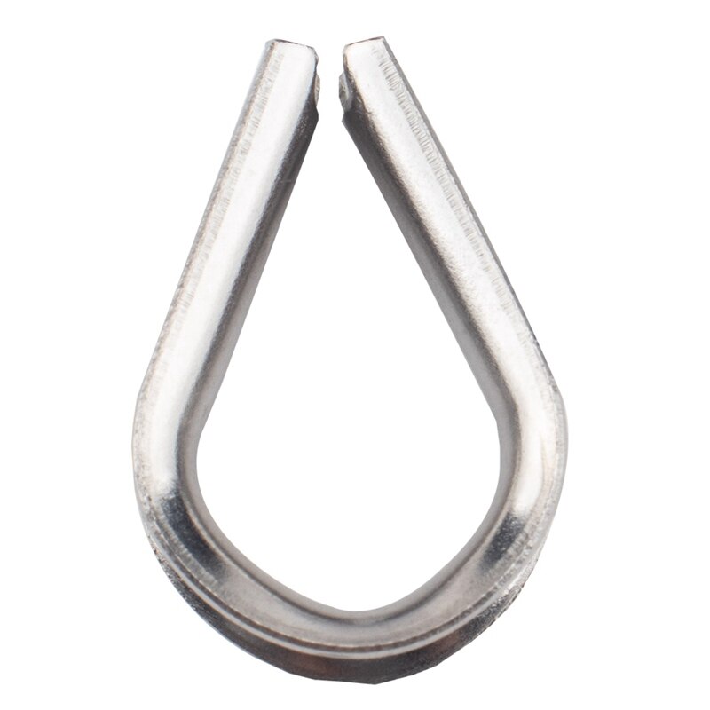50 Pieces Cable Thimbles Wire Rope Thimbles M3 304 Stainless Steel ...