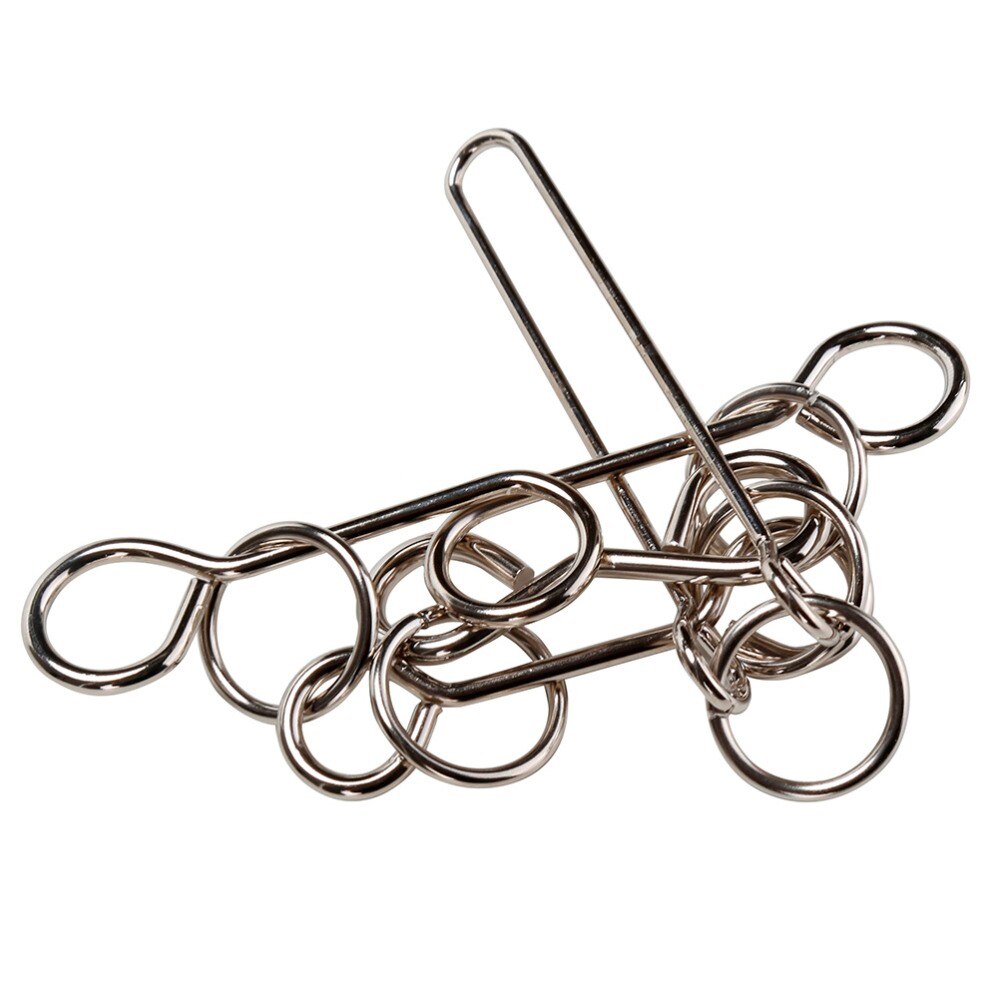 1pcs Magic Metal Ring Puzzle Solution Metal Alloy ... – Vicedeal