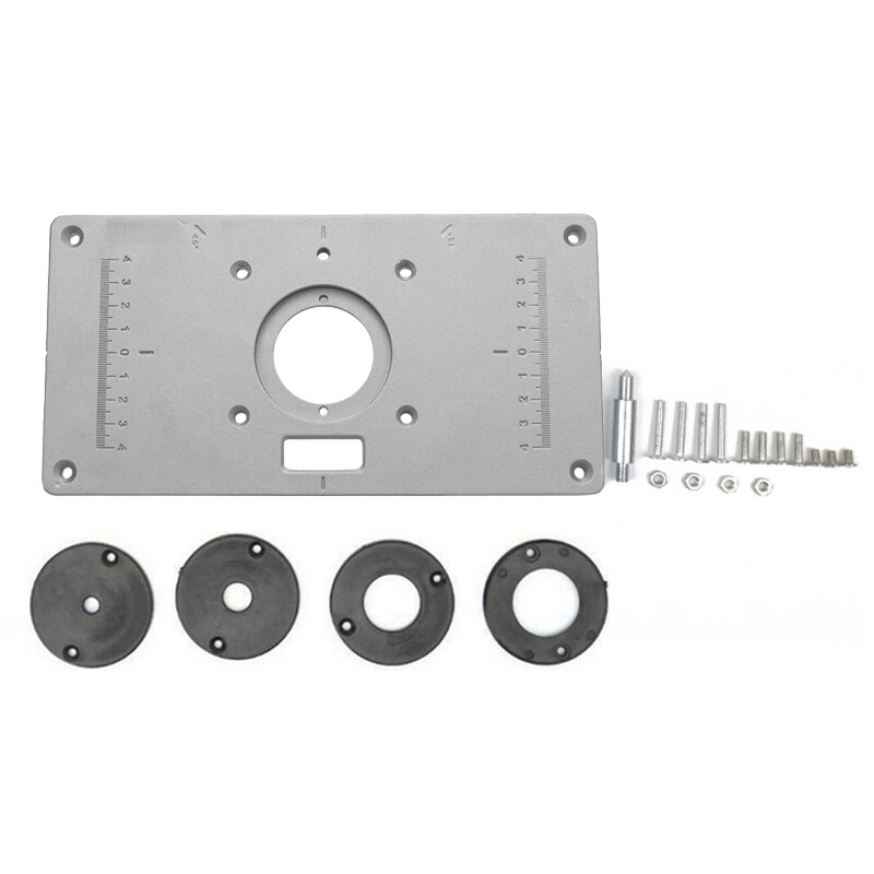 Multifunctional Aluminium Router Table Insert Plat... – Vicedeal