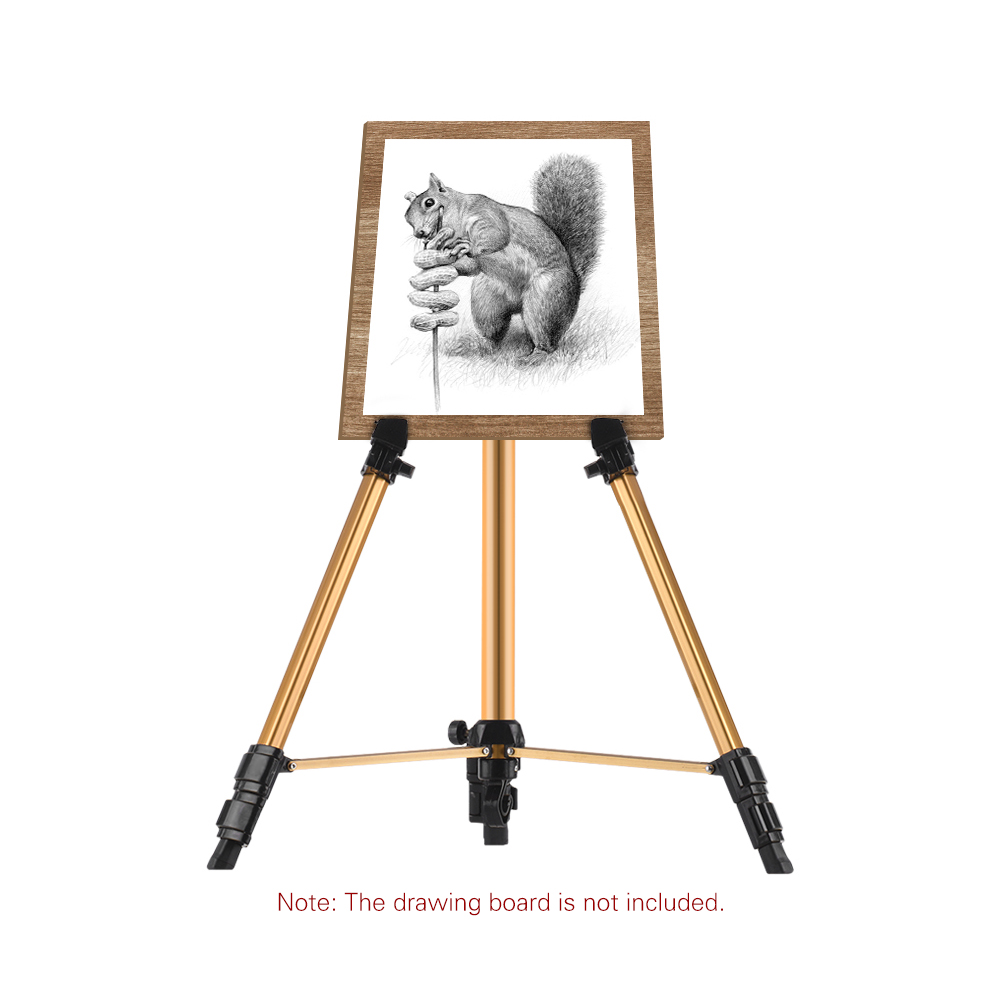 Aluminum Easel Stand Tripod Adjustable Height 19''... – Vicedeal