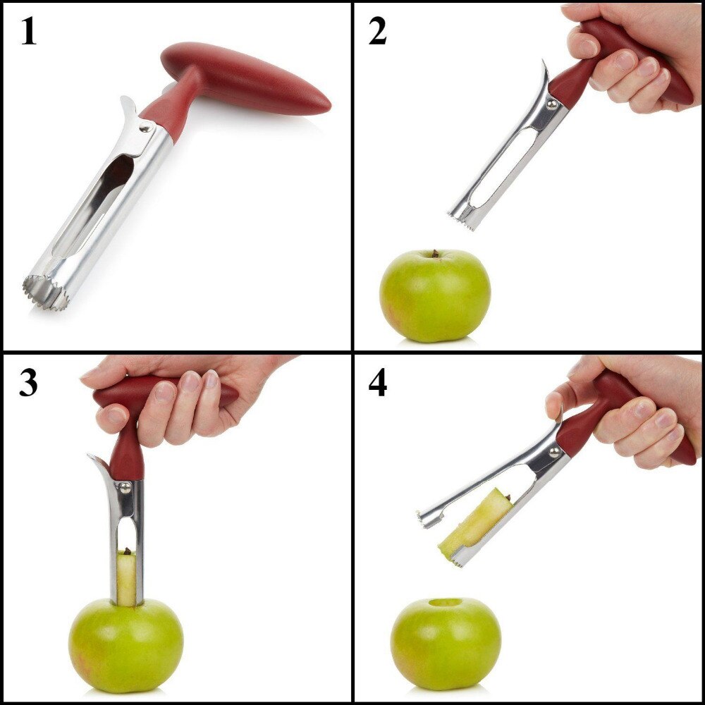 ! Stainless Steel Easy Twist Core Remover Fruit Ve... – Grandado