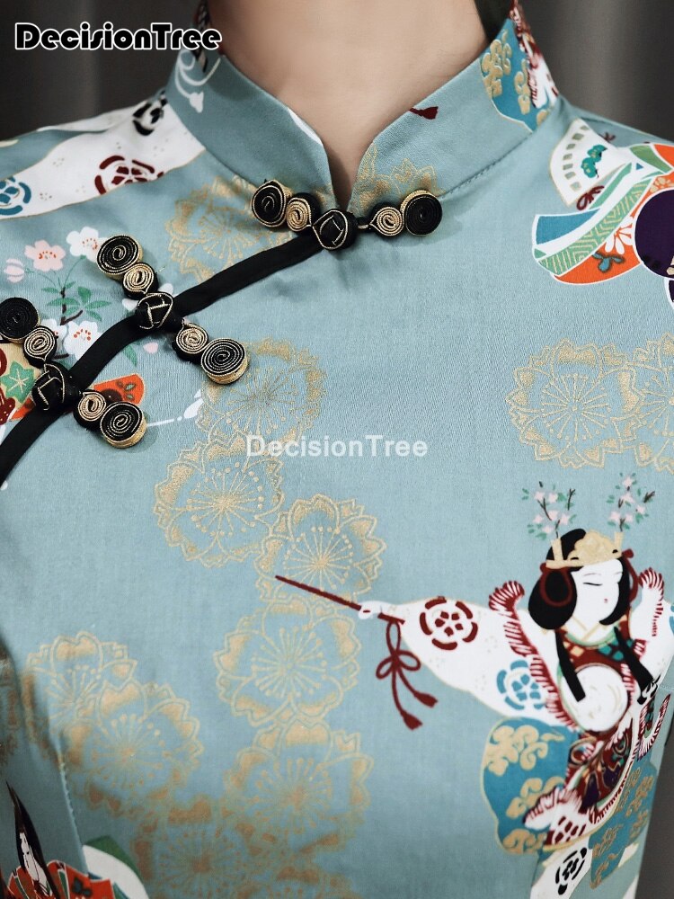 chinese dress female qipao short style cheongsam w... – Vicedeal