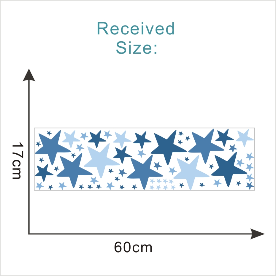 Colorful stars polka dots vinyl wall sticker wall ... – Grandado