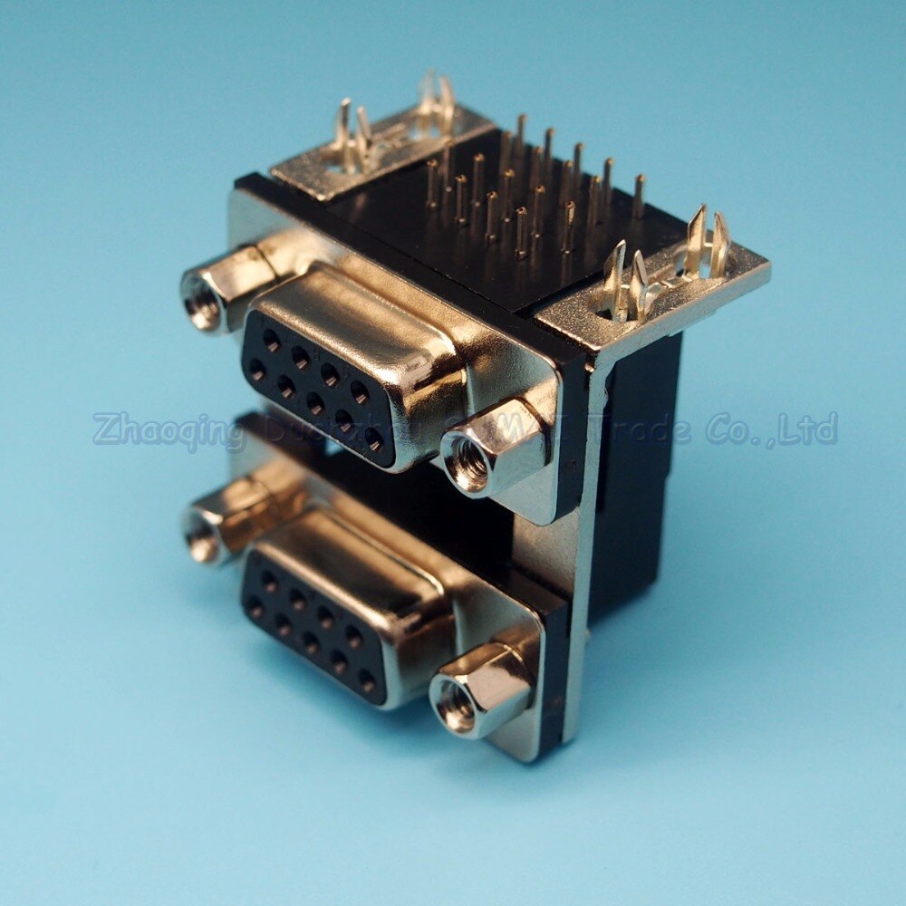 2pcs DB9/DR9 Double conjoined serial female to fem... – Vicedeal