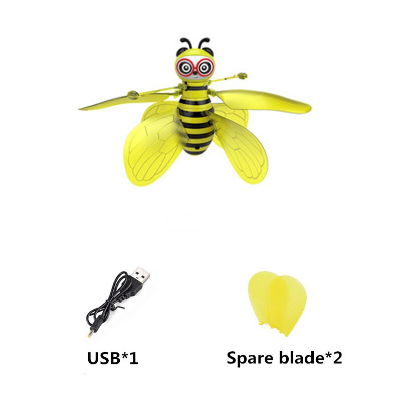 Bee rc flying gesture sensing aircraft Infrared se... – Grandado