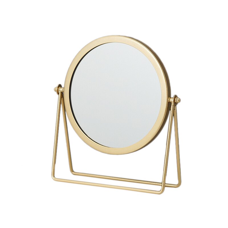 Metal Decorative Mirror Lady Desktop Makeup Mirror... – Grandado