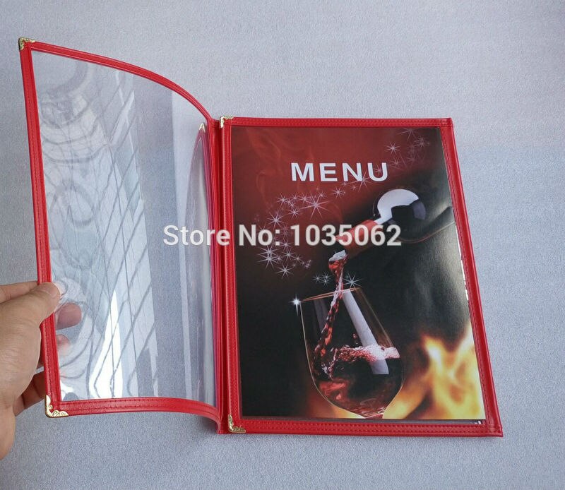 4pcs lots 3 sheets A4 black PU leather + PVC plast... – Grandado