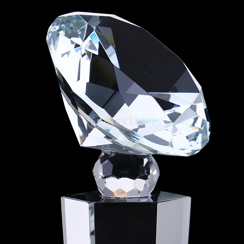 Crystal Quartz 29cm Diamond Tops Trophy Award for ... – Vicedeal