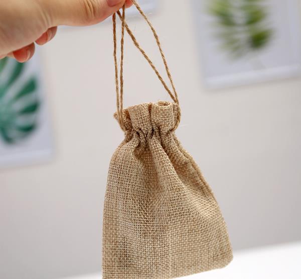 5pcs Linen bag Party Bag Wedding souvenirs Festiva... – Grandado