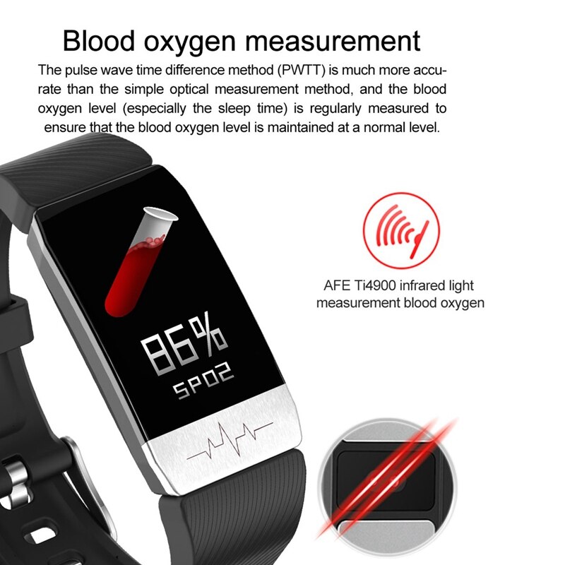 Smart Bracelet ECG+PPG Body Temperature Fitness Tr... – Vicedeal