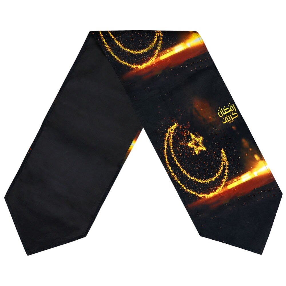 OurWarm Eid Mubarak Decor Gold Table Runner Ramada... – Grandado