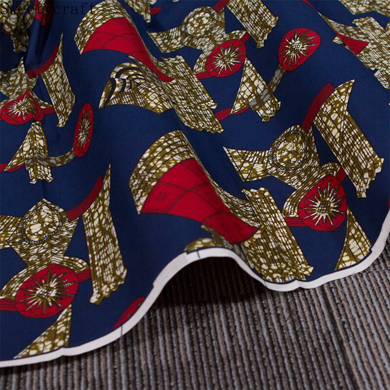 6 Yards Afrikaanse Wax Stoffen 100% Polyester Anka... – Grandado