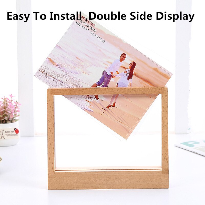 6 inch Clear Freestanding Frameless Sign Holder Wo... – Vicedeal
